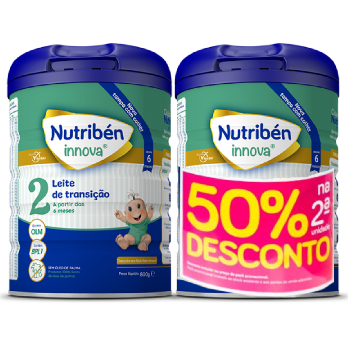 Nutribén Innova 2 Pack Duo Leite 800g - 6283887 | Sofarma